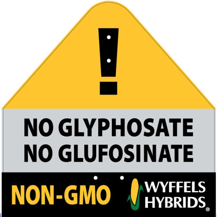 NO GLU/GLY WARNING SIGN